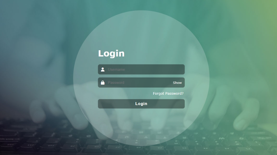 Responsive Custom Login Form using HTML, CSS, and JavaScript | Download Now